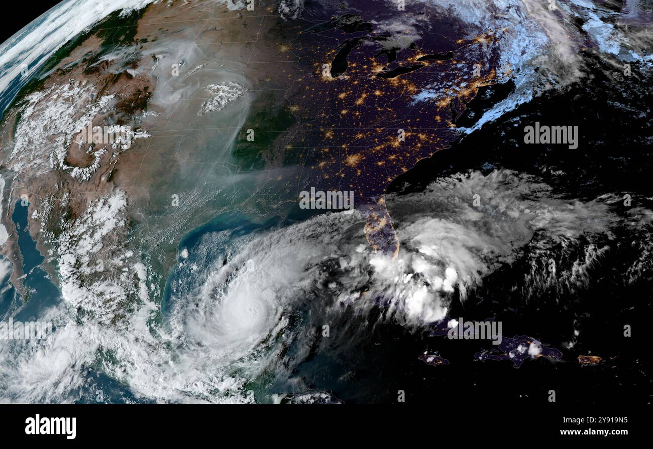 October 7, 2024 - Gulf of Mexico, USA - The National Hurricane Center ...