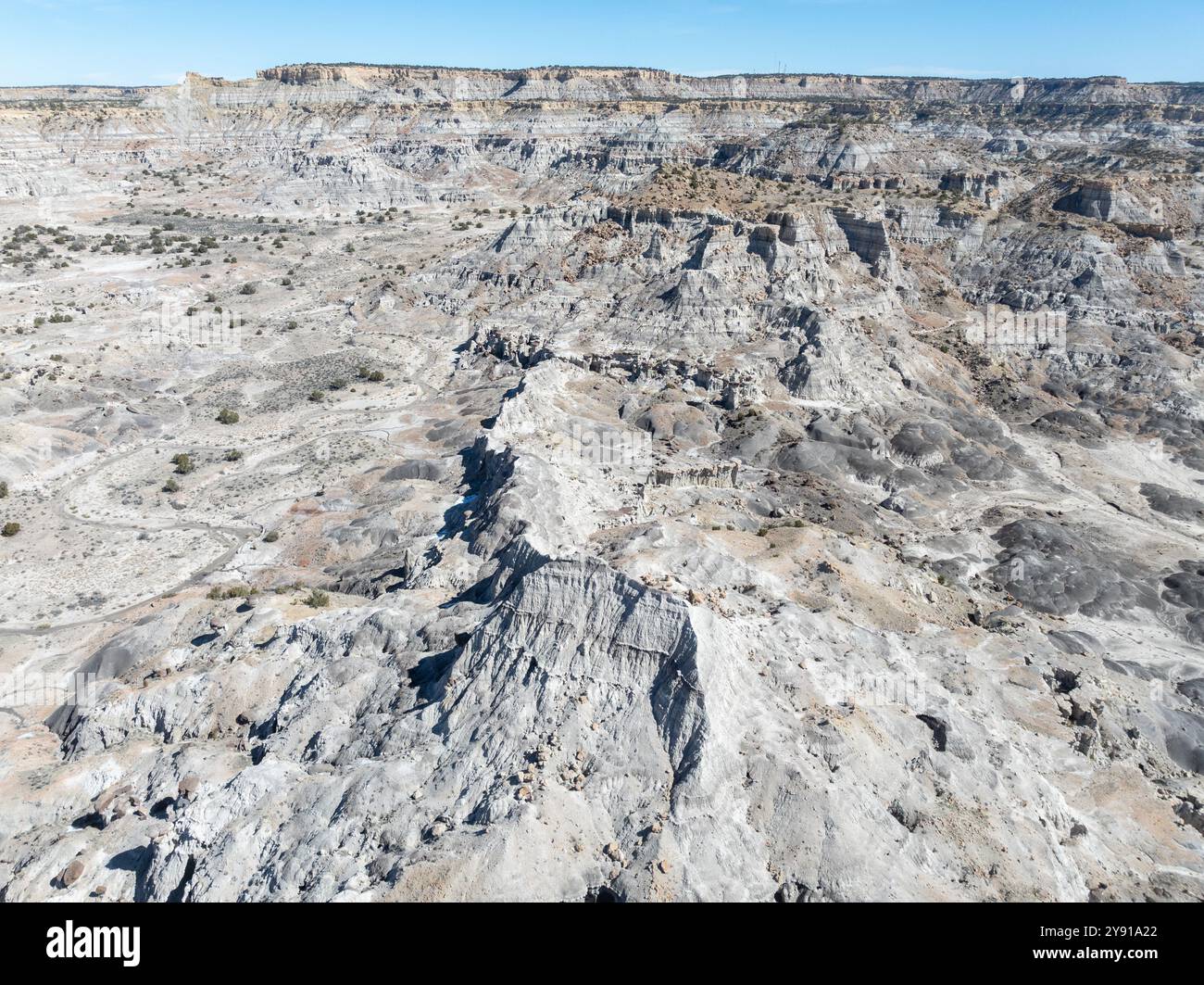 Badlands in Nageezi, New Mexico near Chaco Canyon Stock Photo - Alamy
