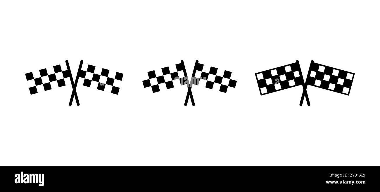 Racing flag icon vector. race flag icon.Checkered racing flag icon Stock Vector Image & Art - Alamy