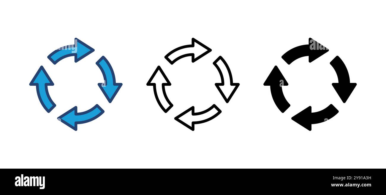 Recycle icon vector. Recycling vector icon Stock Vector Image & Art - Alamy