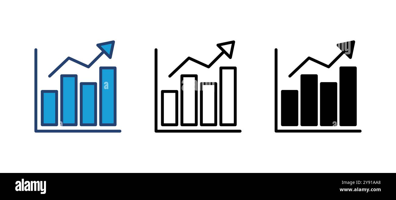Growing graph Icon. Chart icon. diagram icon Stock Vector Image & Art ...