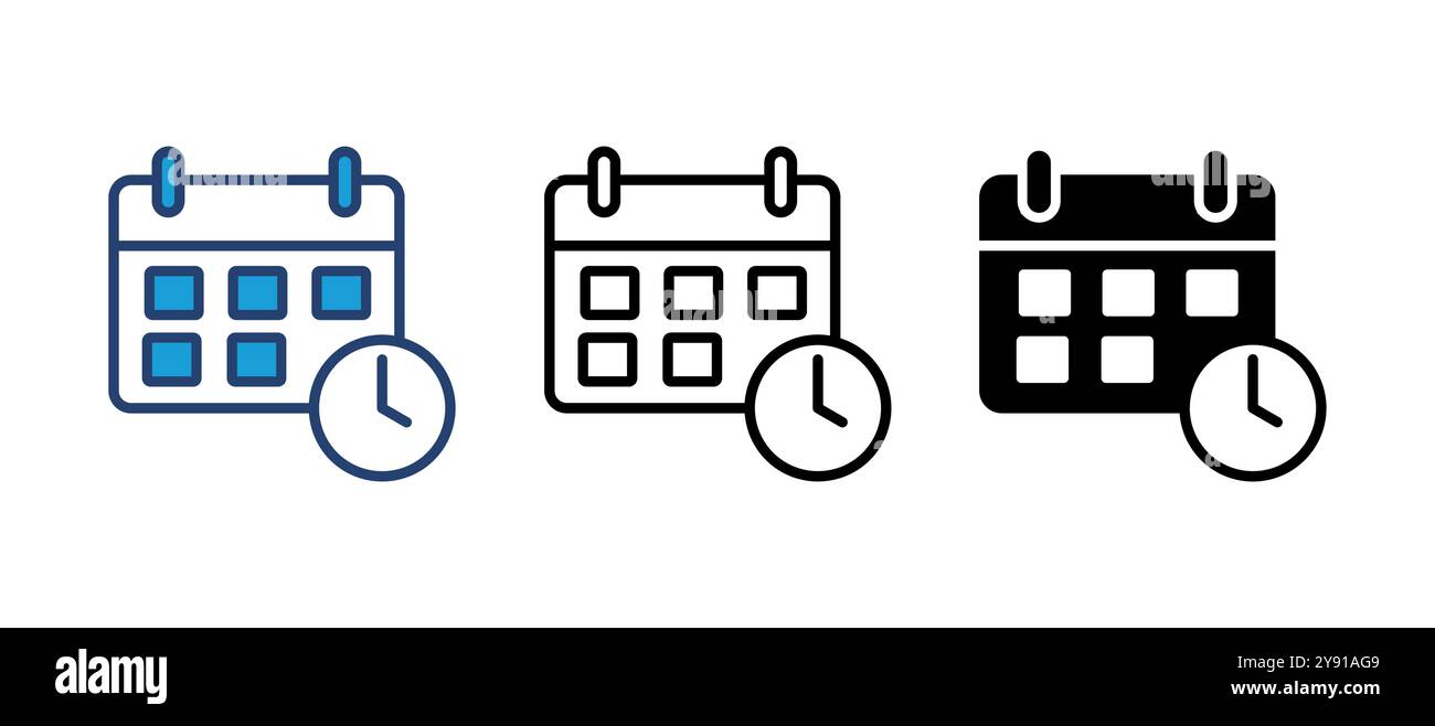 Calendar icon vector. Calender symbol. calendar vector icon Stock ...