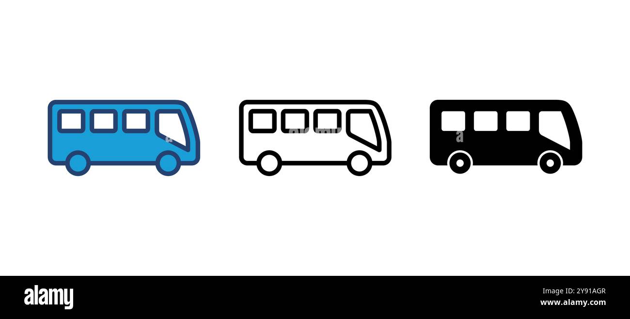 School bus service station Cut Out Stock Images & Pictures - Alamy