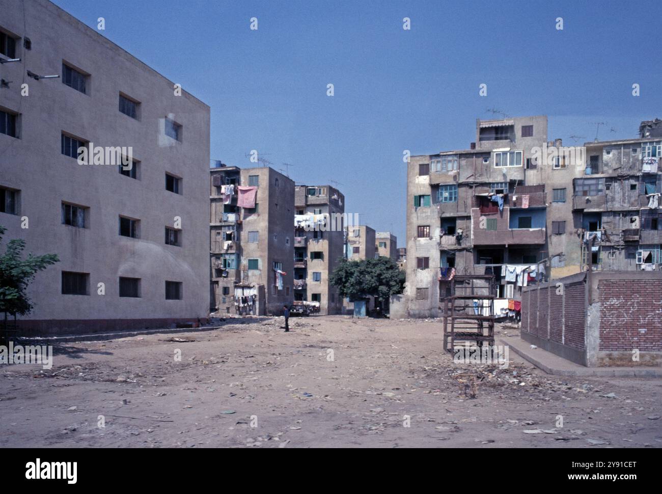 Residential buildings, Cairo, Egypt, September 1989, vintage, retro ...
