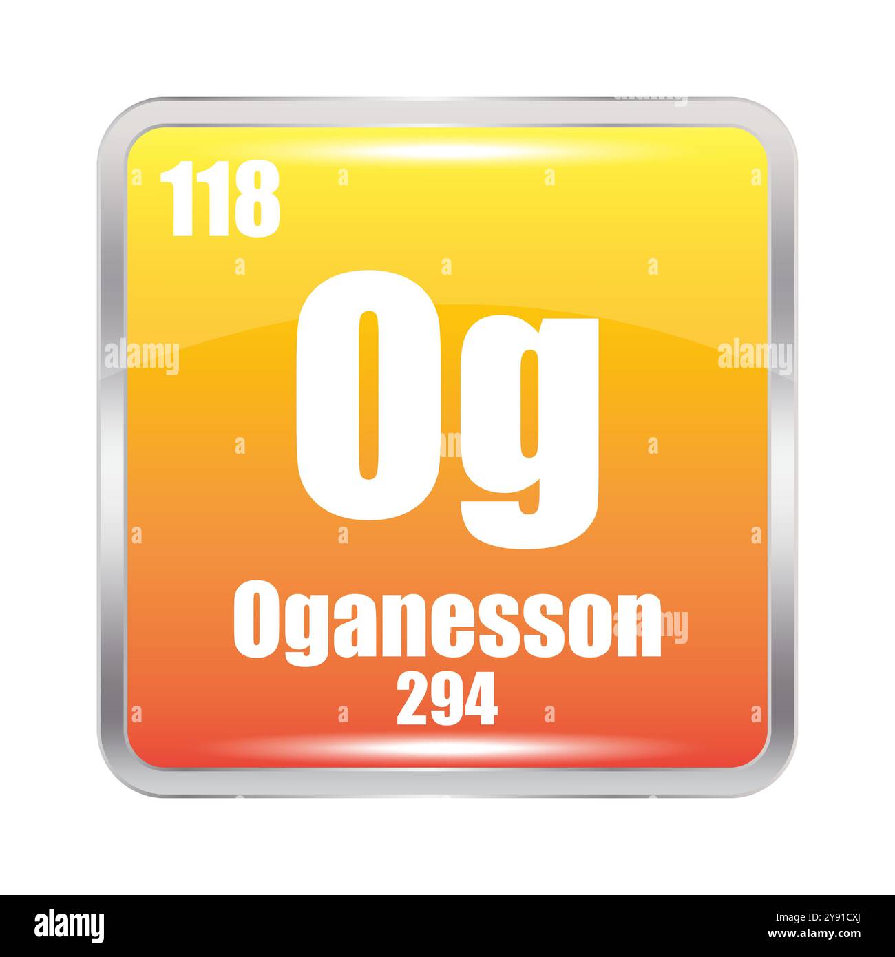Atomic number 118 Stock Vector Images - Alamy