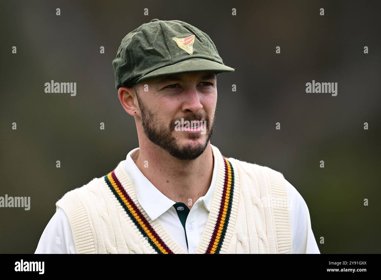 Melbourne, Australia. 08th Oct, 2024. Gabe Bell of Tasmania during the ...