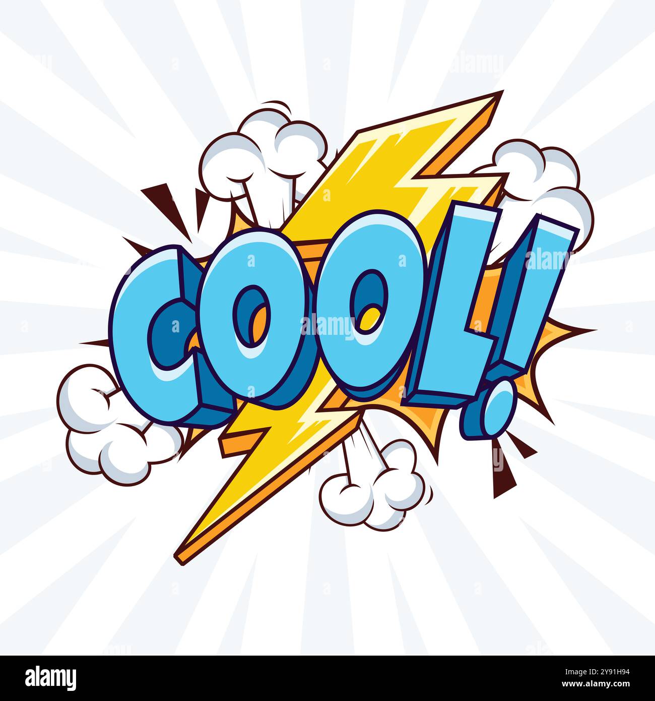 Best Premium Cool 3D Text Comic Cartoon Vector Design Template Stock ...