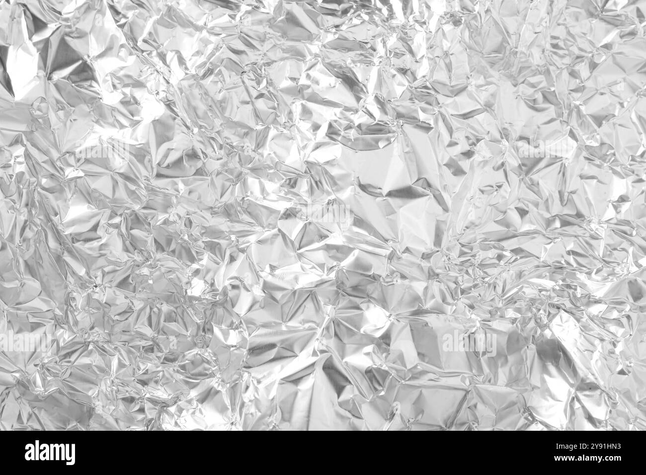 Shiny silver tinfoil surface as background, top view Stock Photo - Alamy