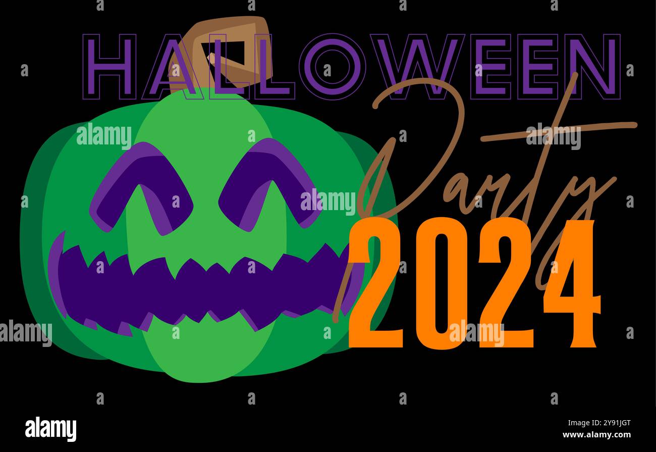 Halloween poster. Banner template for 2024 October Holiday event ...
