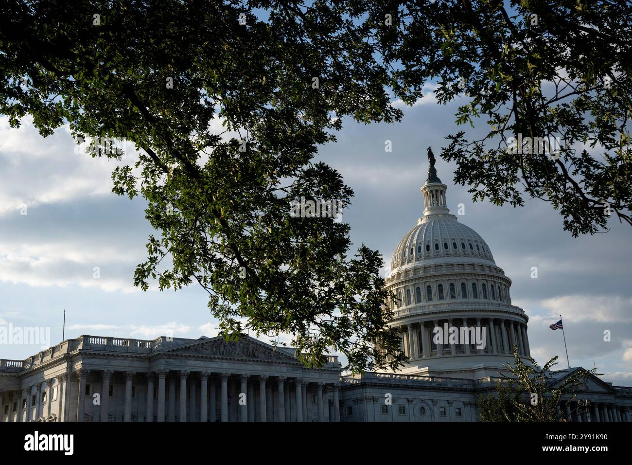 A general view of the U.S. Capitol Building, in Washington, D.C., on ...
