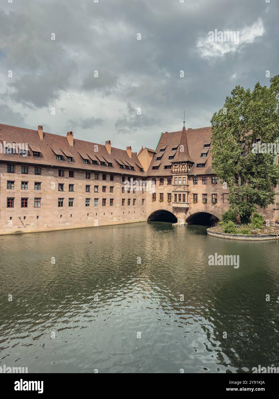 NUREMBERG, GERMANY - JULY 25, 2023: The historic 15th century Heilig ...