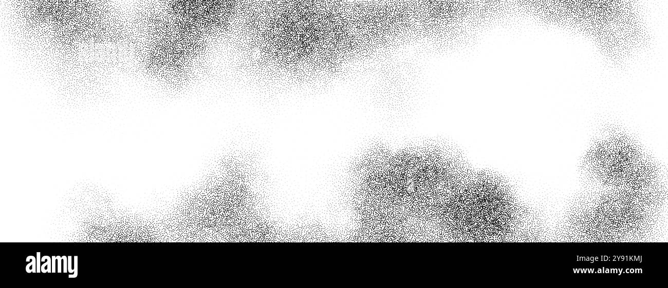 Smoke cloud stippled gradient texture. Grunge fluid fume grain ...