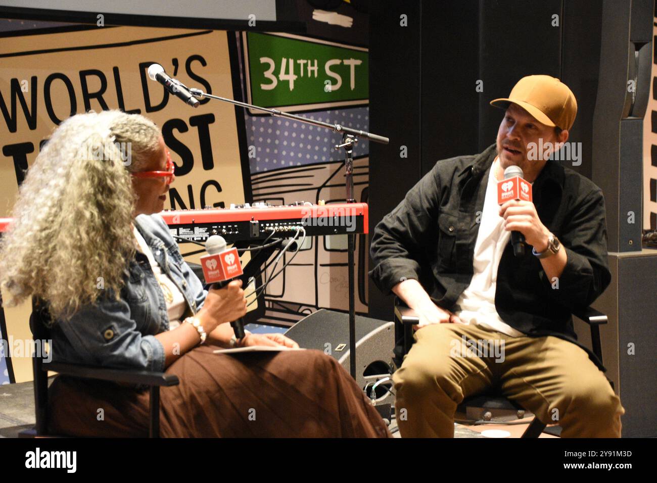 New York, NY, USA. 7th Oct, 2024. Helen Little interviews Gavin DeGraw ...