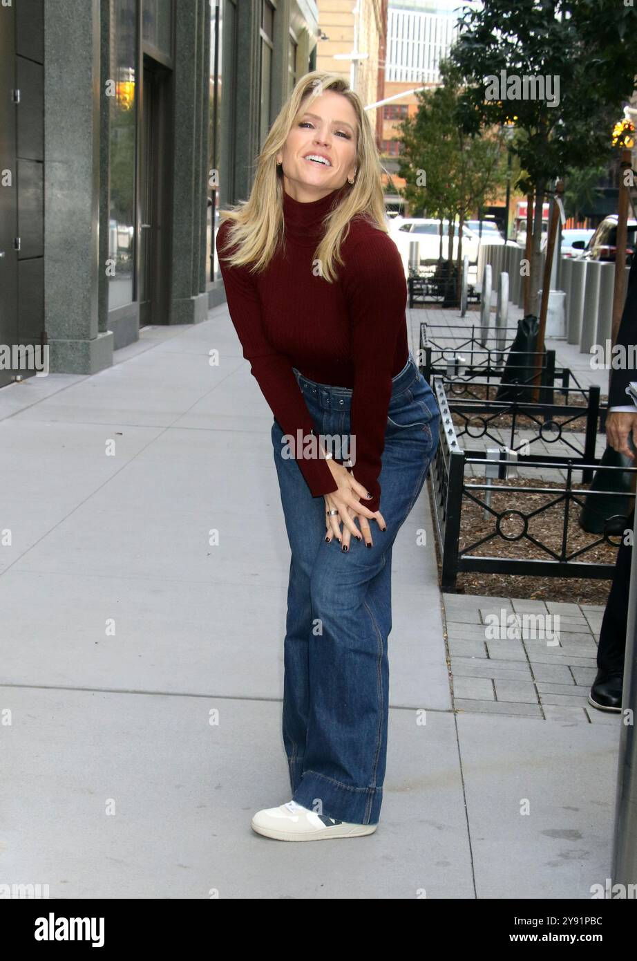 New York, NY, USA. 7th Oct, 2024. Sarah Haines seen at ABC's The View ...