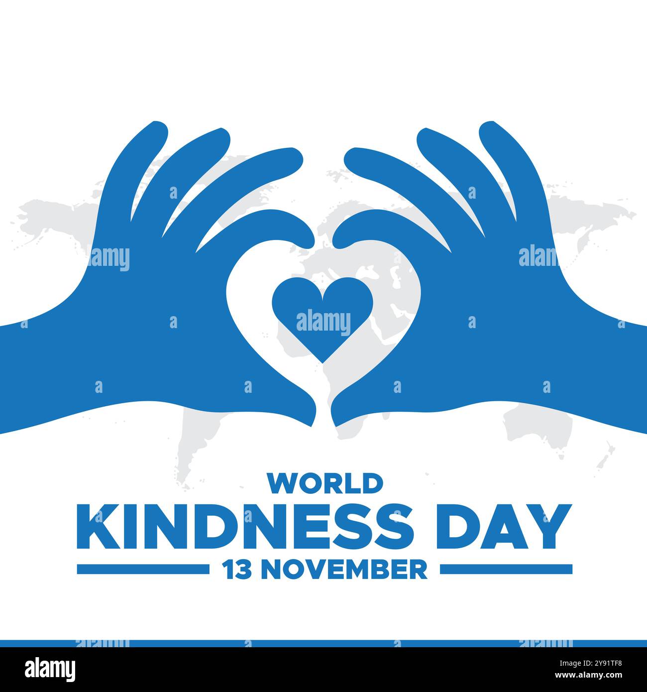 World Kindness Day, 13th November, vector graphic about World Kindness ...