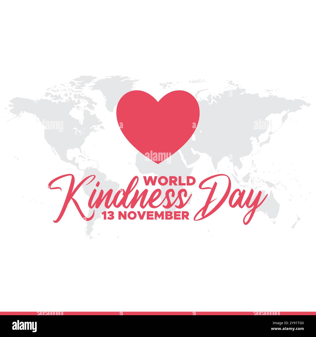 World Kindness Day, 13th November, vector graphic about World Kindness ...