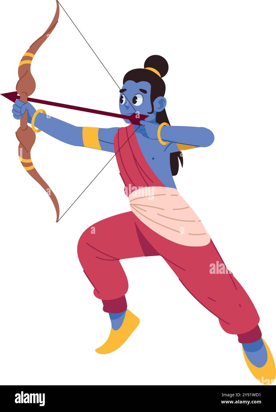 Hindu mythological character Stock Vector Images - Alamy