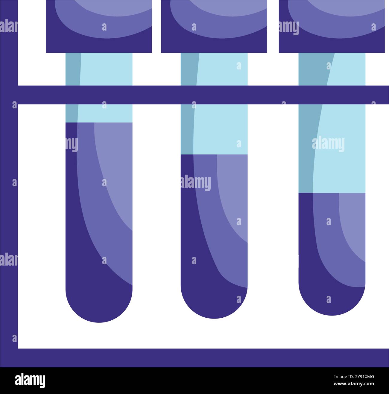 medical test tubes on rack Stock Vector Image & Art - Alamy