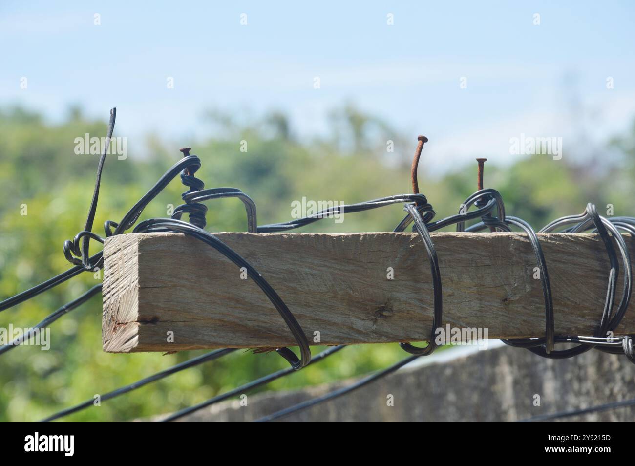 empty clothes clothing line Stock Photo - Alamy