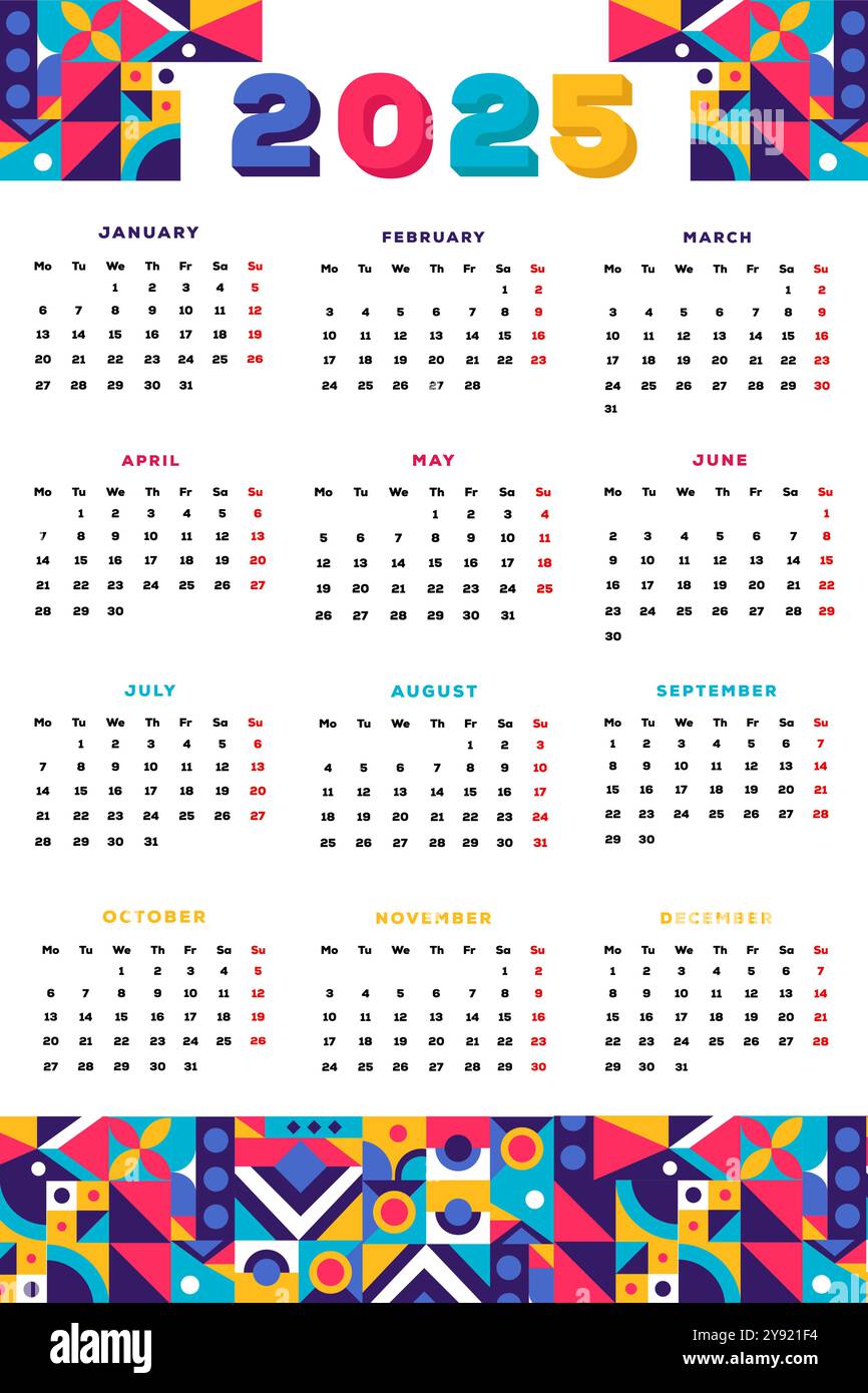September 2025 calendar template Stock Vector Images - Alamy