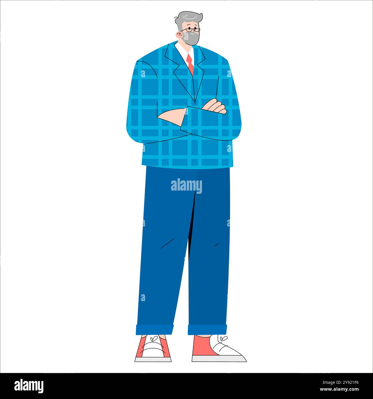 Mature elegant male entrepreneur Stock Vector Images - Alamy