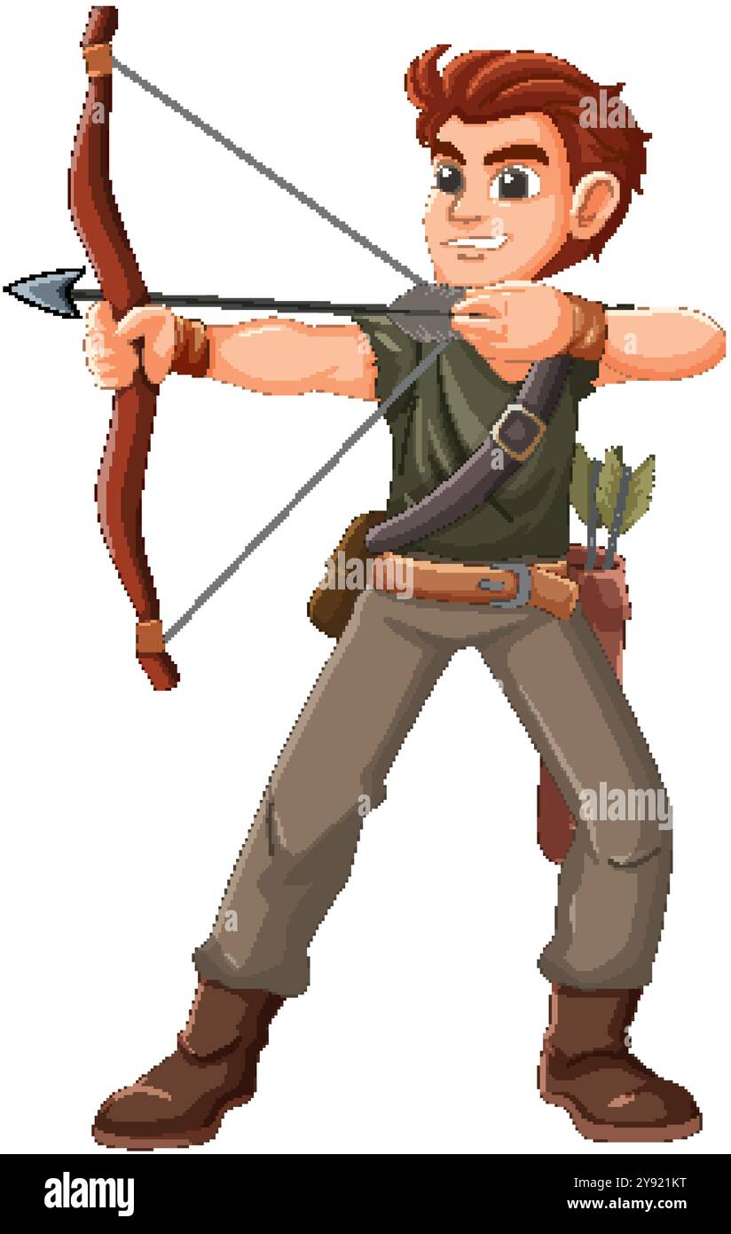 Man shooting range aiming Stock Vector Images - Alamy