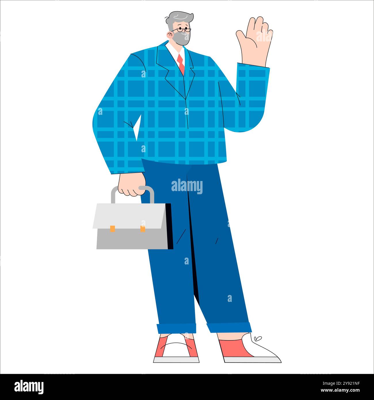 Elder entrepreneur Stock Vector Images - Alamy