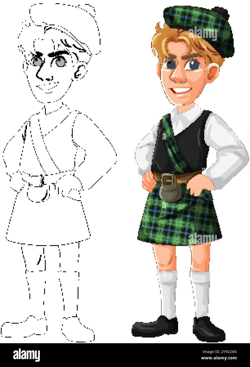 Scottish identity Stock Vector Images - Alamy