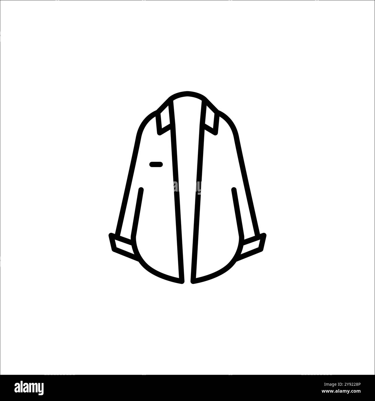 Icon jacket outerwear Stock Vector Images - Alamy