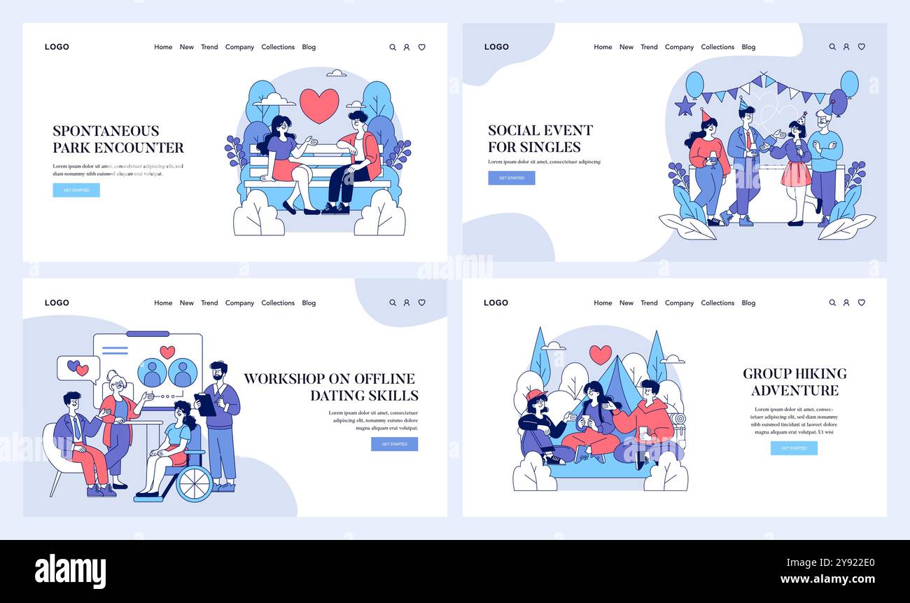 Romantic interactions Stock Vector Images - Alamy