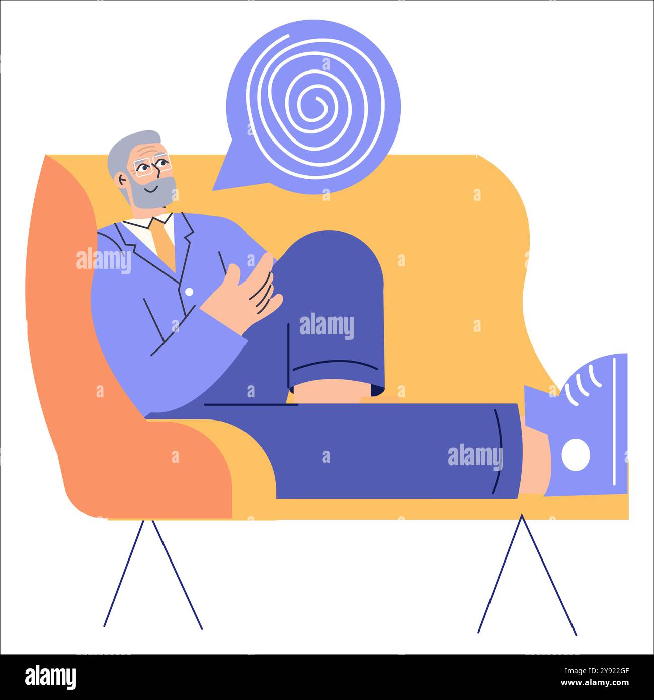 Inclusive leadership concept. A diverse businessman lounges while ...