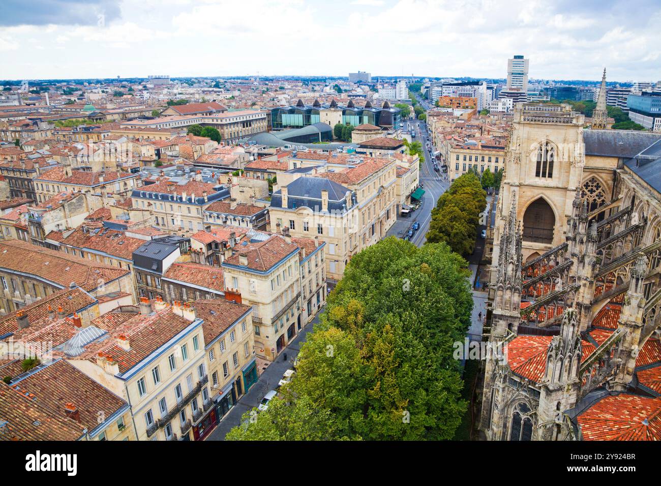 The Historic Center of Bordeaux, Southwestern France Stock Photo - Alamy