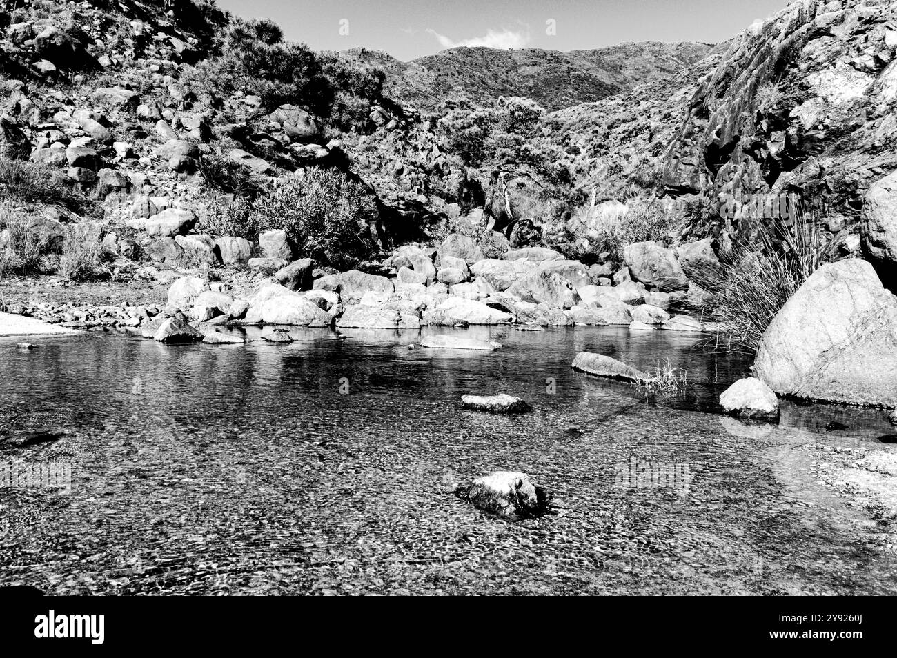 Marbella water park Black and White Stock Photos & Images - Alamy