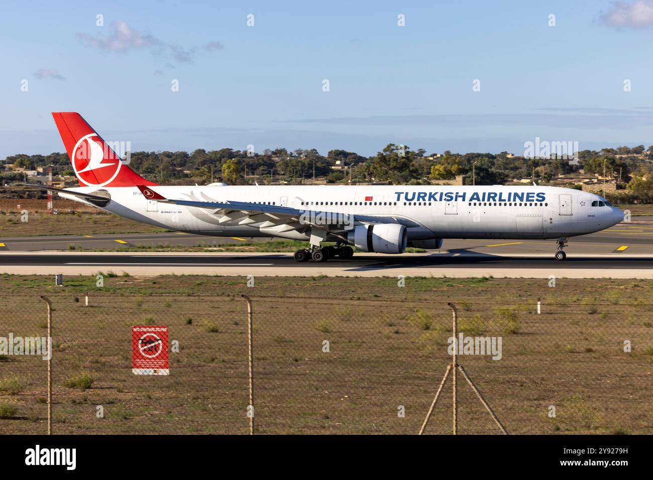 Turkish Airlines Airbus A330-303 (REG: TC-JOH) performing a another ...