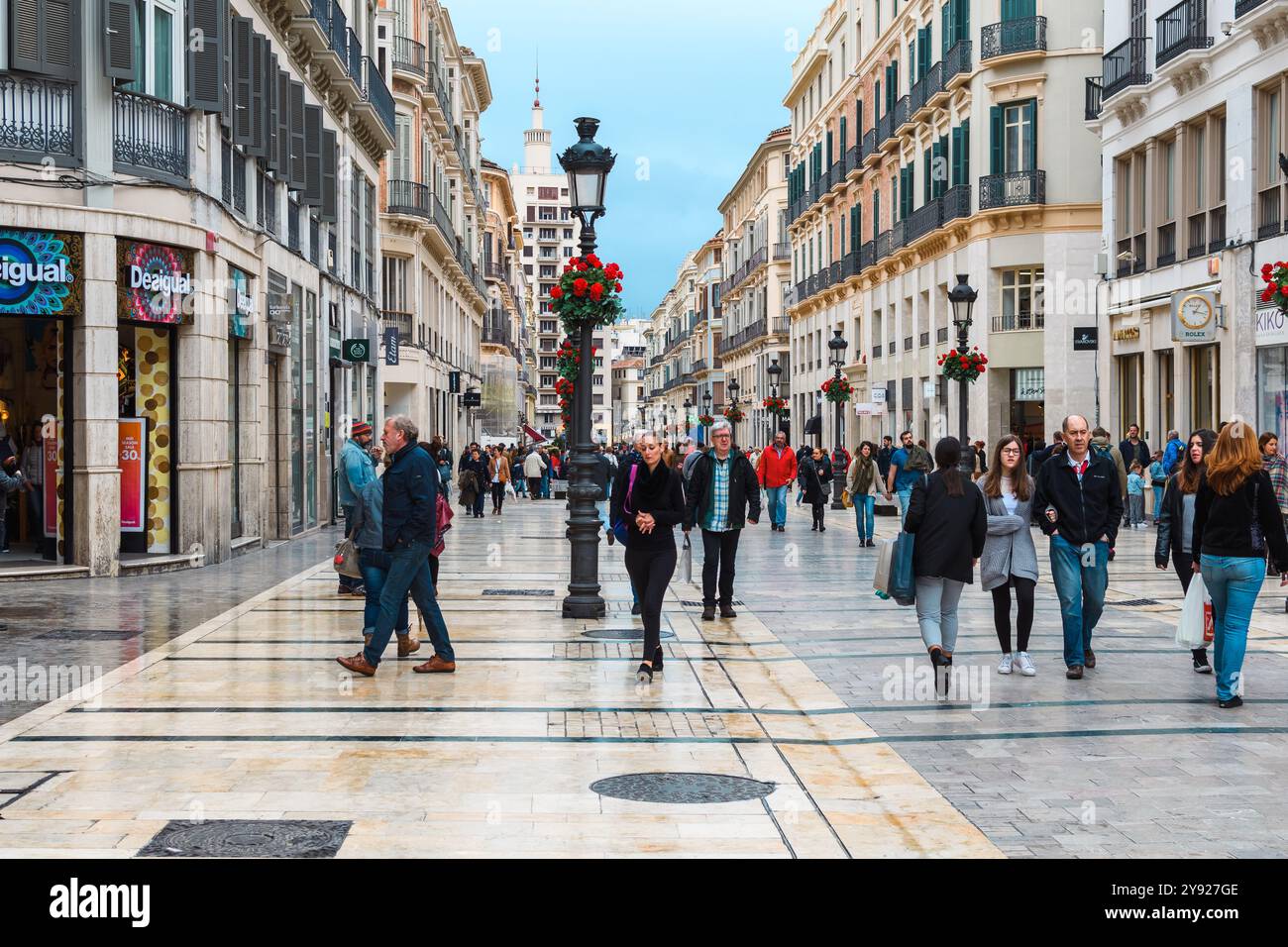 Malaga spain city spring hi-res stock photography and images - Alamy