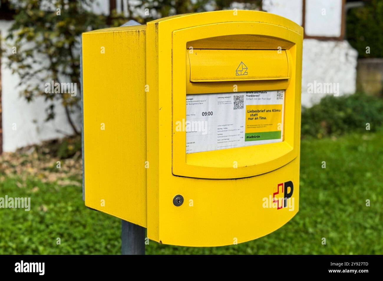 Die Briefkästen der Schweizerischen Post tragen seit Anfang 2024 zu ...