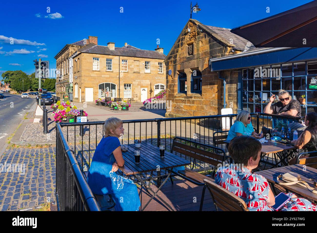 Stokesley High Street, North Yorkshire, England, UK Stock Photo - Alamy