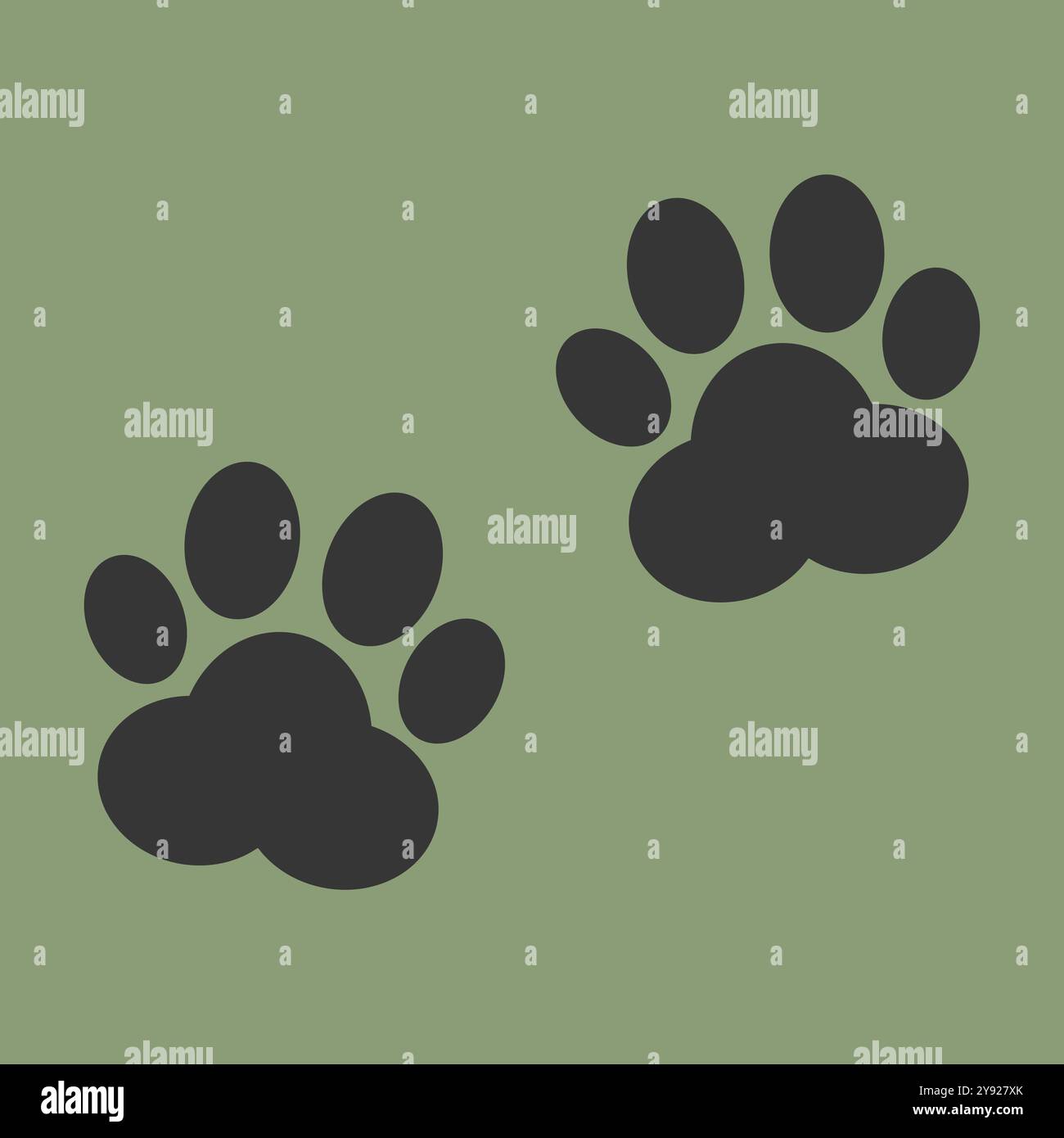 Wolf step icon vector Stock Vector Images - Alamy