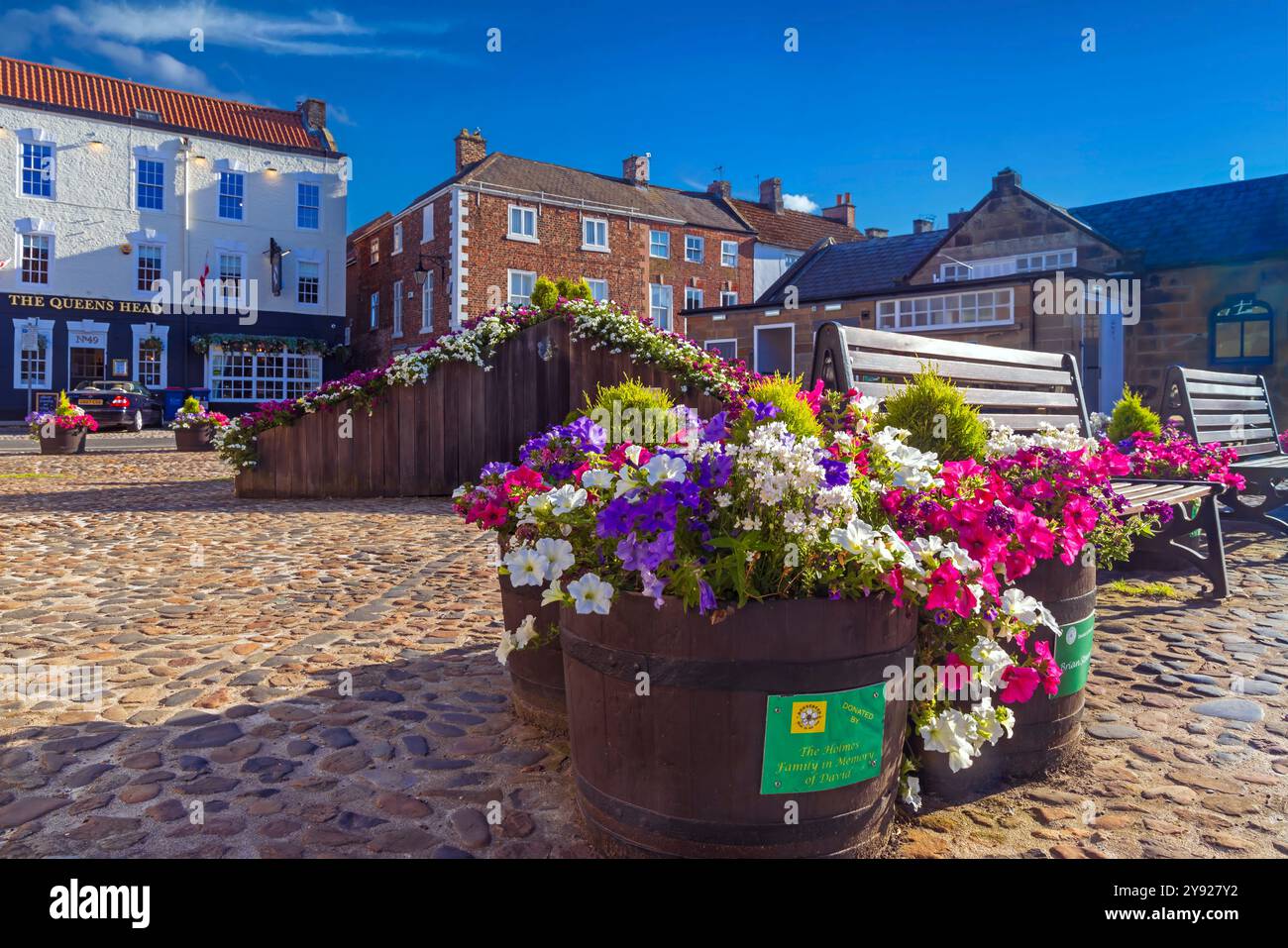 Stokesley High Street, North Yorkshire, England, UK Stock Photo - Alamy