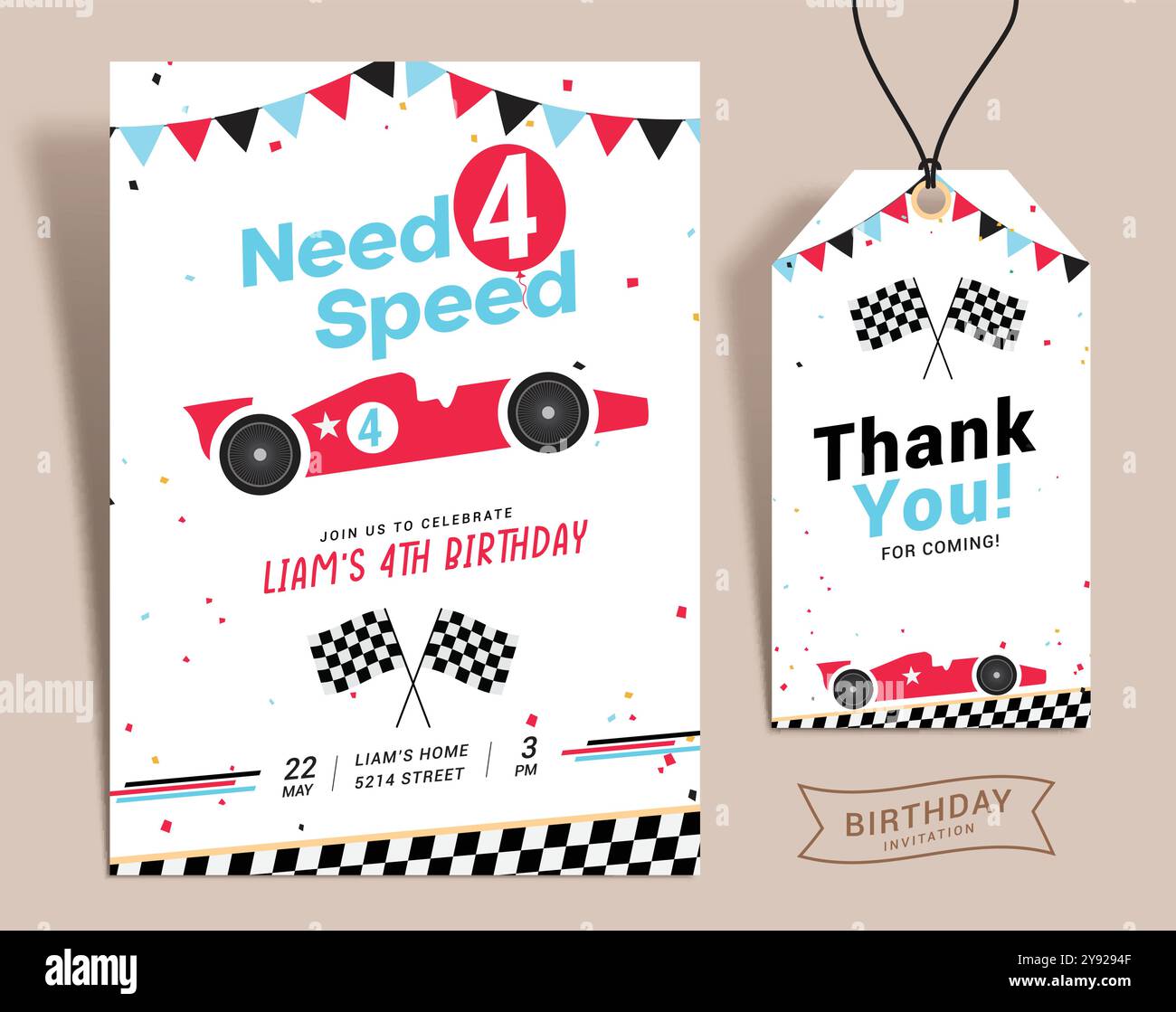 Birthday boy invitation card vector template. Boy birthday invitation ...