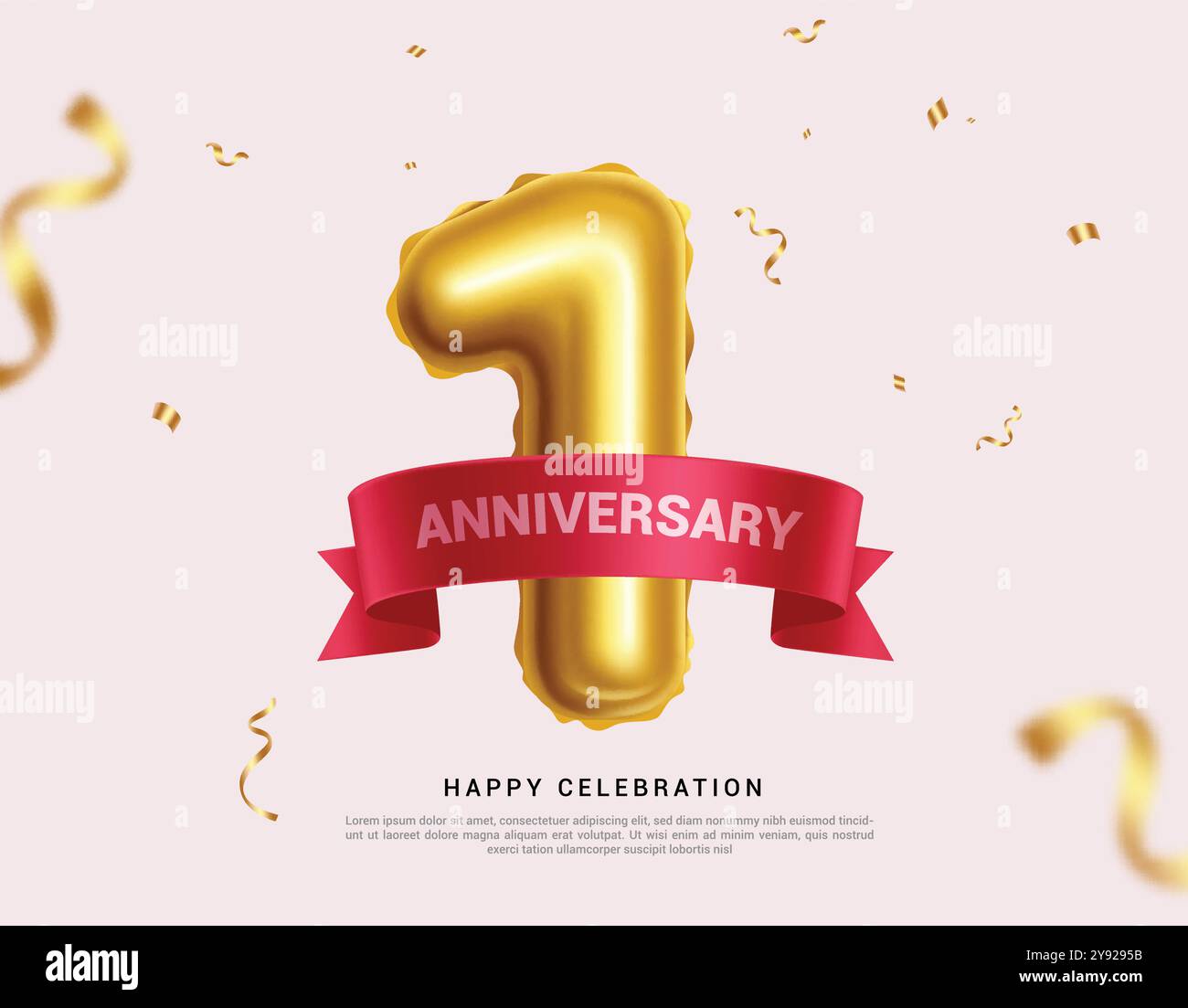 Gold balloon 1 Stock Vector Images - Alamy