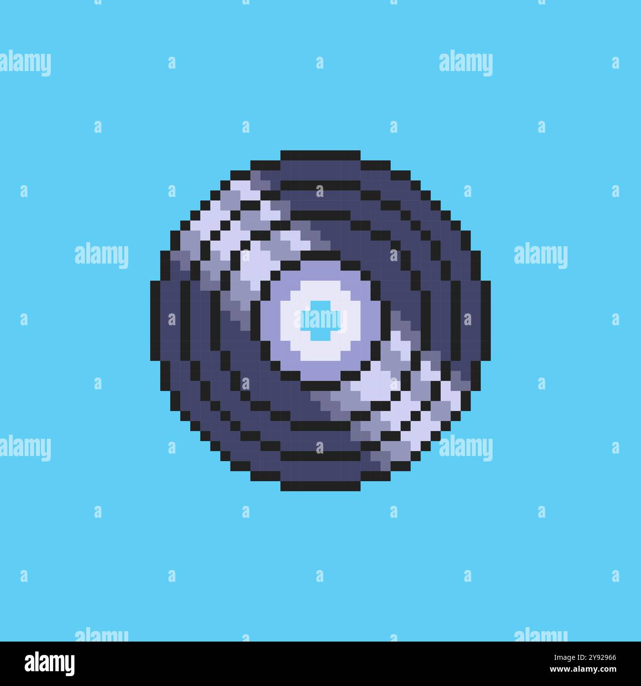 Pixel art Vinyl Record game asset design Stock Vector Image & Art - Alamy