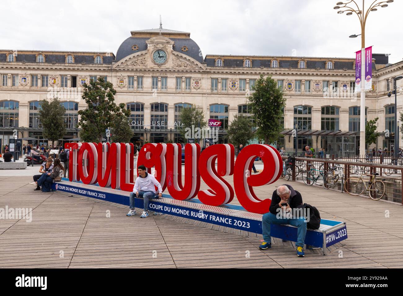 historic Toulouse Train Station, also known as the Gare Toulouse ...