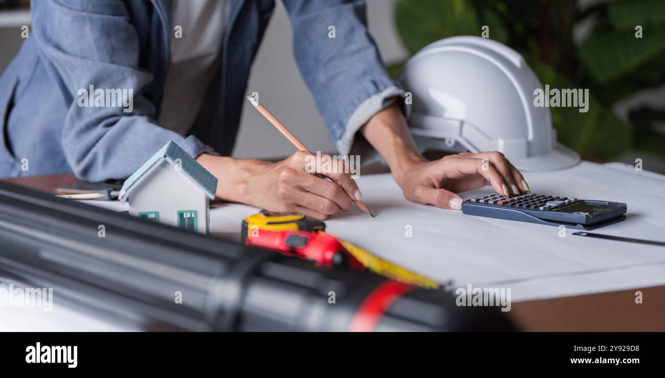 Engineer Conducting Measurements for Structural Design and Execution ...