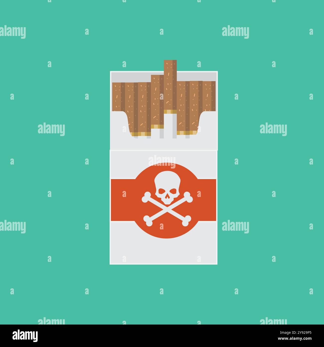 Close up on cigarette Stock Vector Images - Alamy