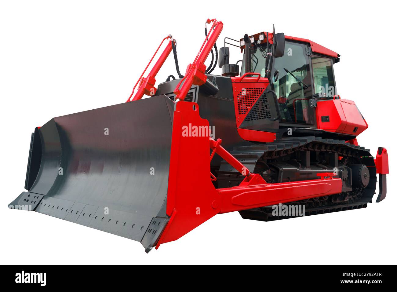 Crawler excavator on site Cut Out Stock Images & Pictures - Alamy