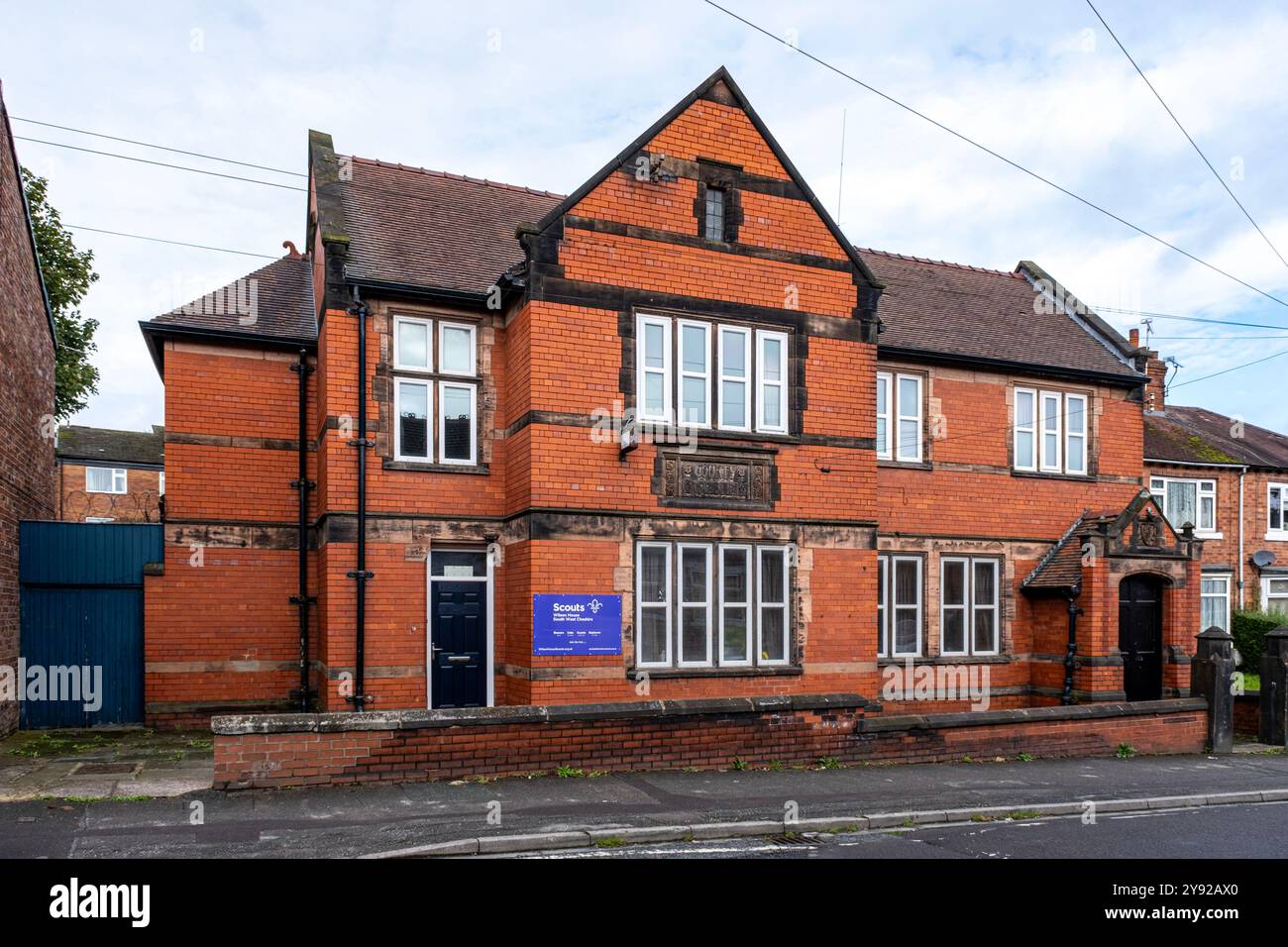 Wilson House scouts, former police station in Crewe Cheshire UK Stock ...