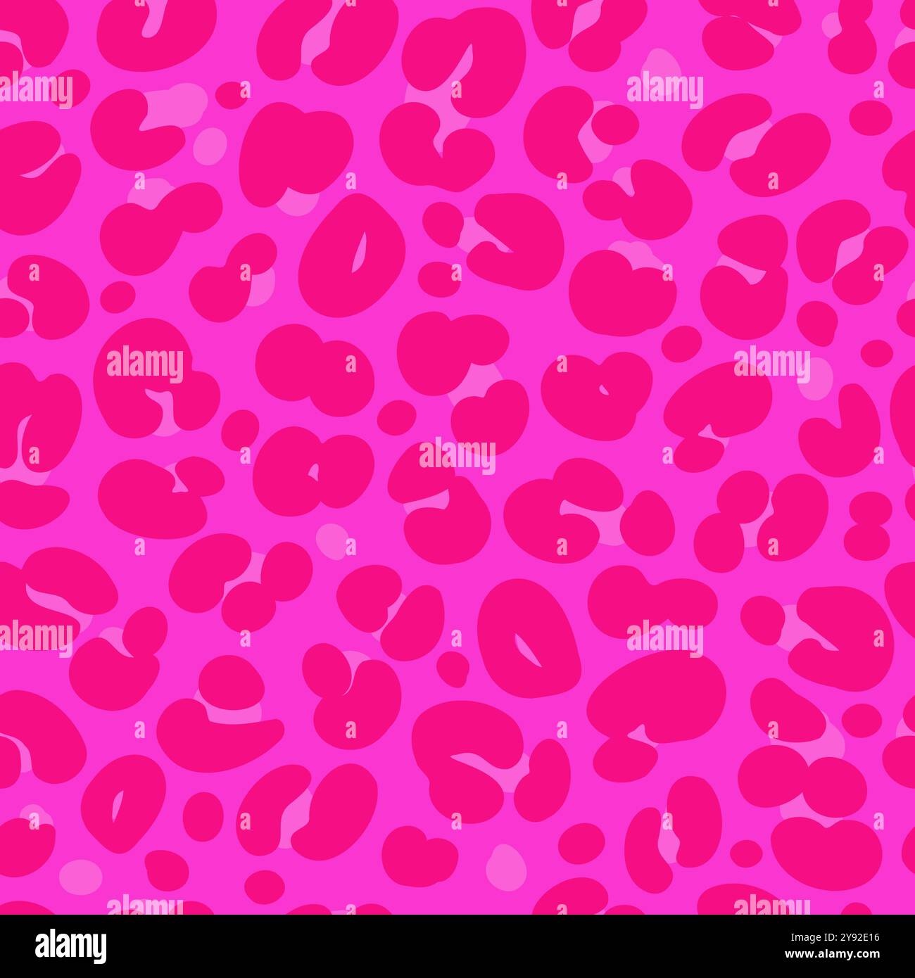 Leopard print seamless pattern. Neon cheetah skin 80 90s design. Bright ...