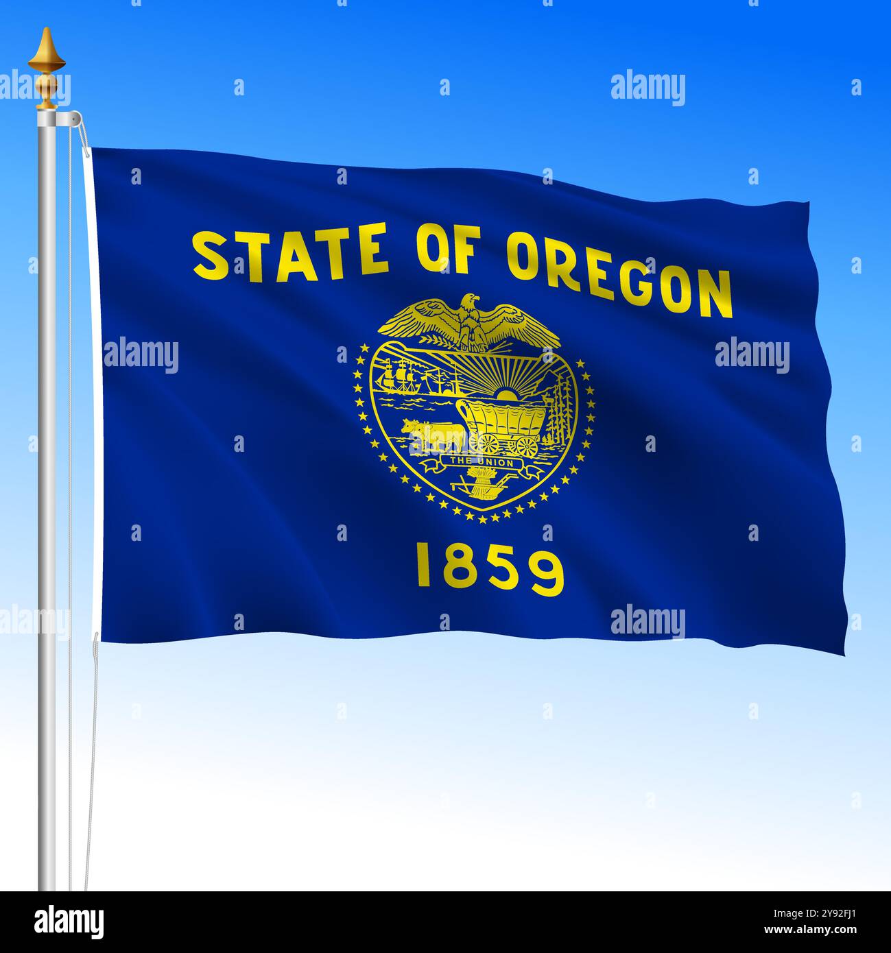 Oregon coat Stock Vector Images - Alamy