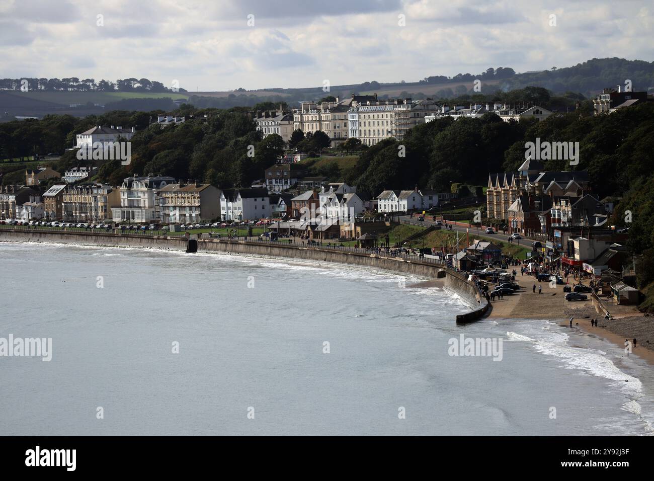 Filey Town in England Stock Photo - Alamy